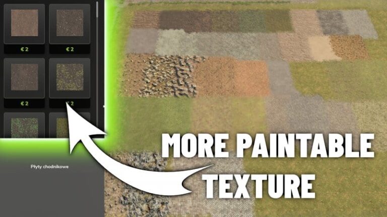 More paintable texture (All Maps) V1.0 – FS25.net