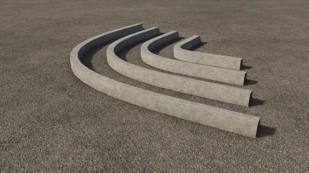 Concrete Curbs Pack V1.1 – FS25.net