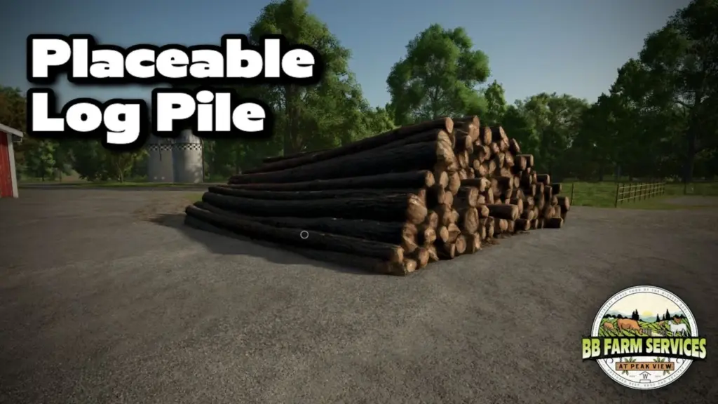 Placeable Log Stack V1.0.0.2 – FS25.net