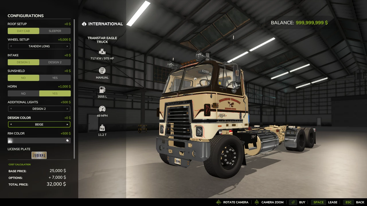 Transtar Eagle Truck V1.0 – FS25.net