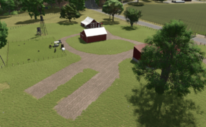 1980's Hay Farm. Riverbend Springs V1.0 – FS25.net