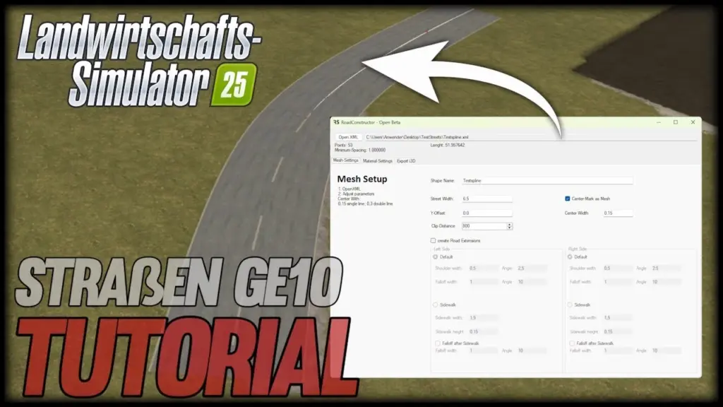 RoadCreator ScriptPack FS25 pre-release V1.0 – FS25.net