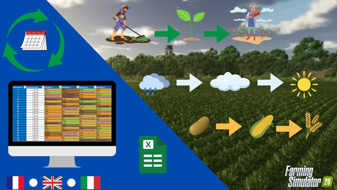 Excel file for crop rotation V2.1 – FS25.net