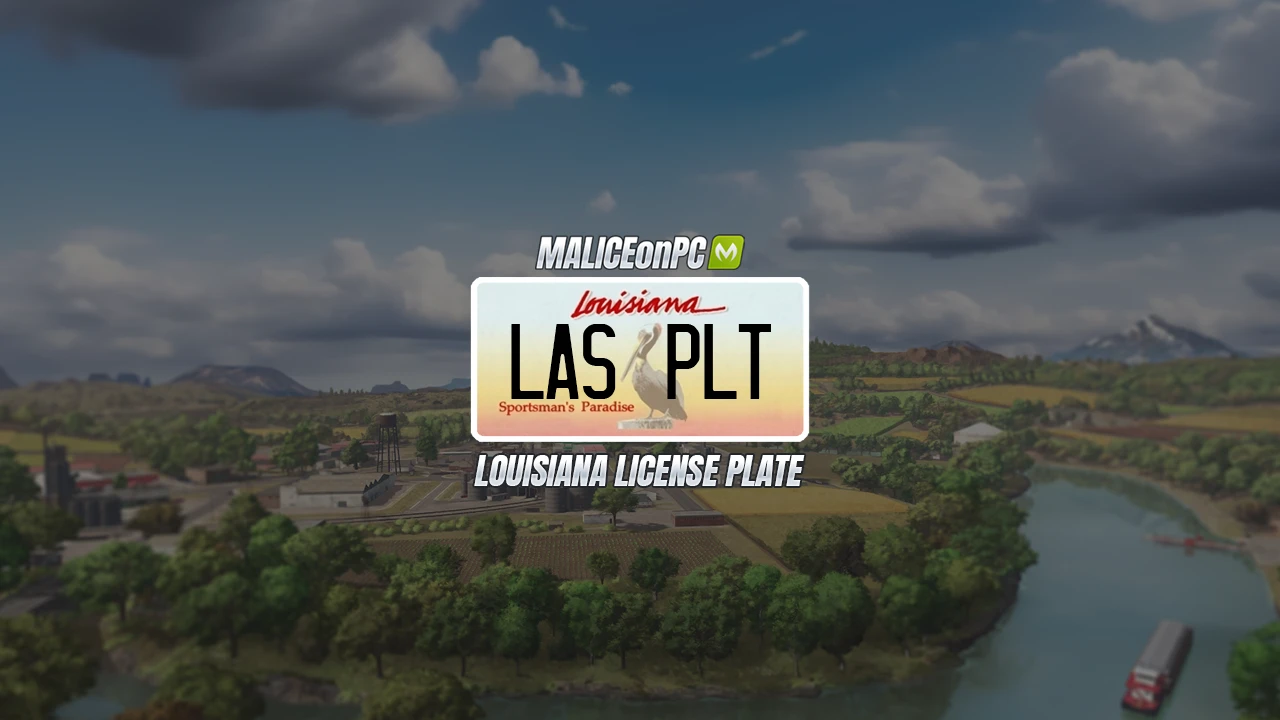 Louisiana License Plate V1.0.0.1 – FS25.net