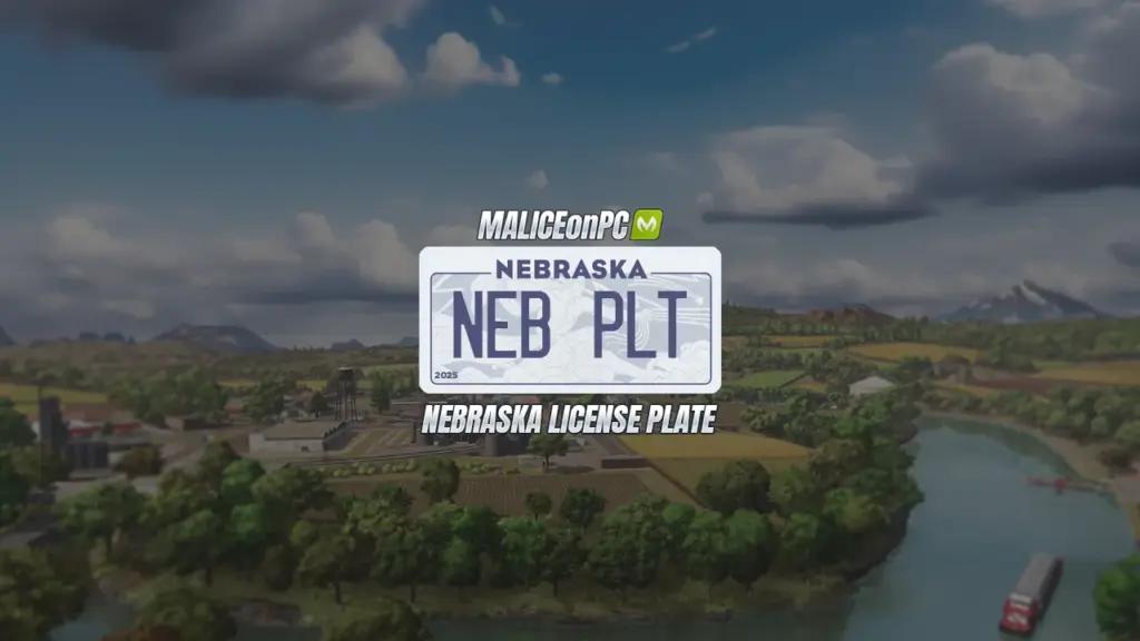 Nebraska License Plate V1.0.0.1 – FS25.net