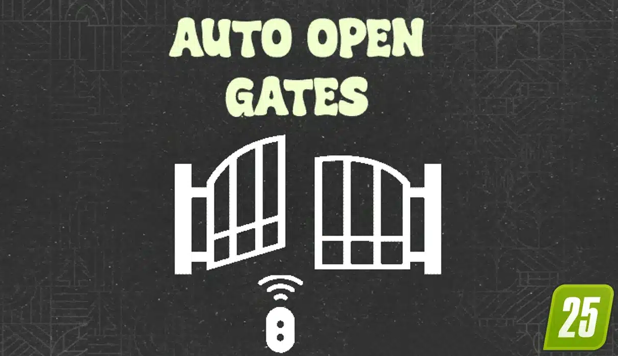Auto Open Gates V1.0.0.5 – FS25.net