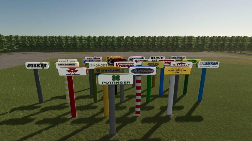 Various signs pack V1.0 – FS25.net