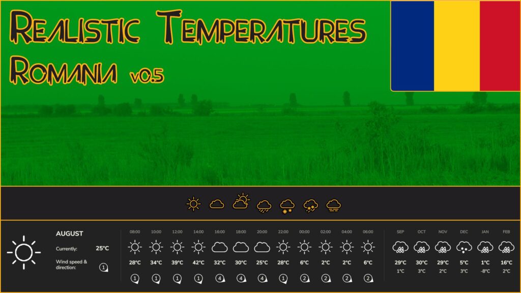 Realistic Temperatures - Romania V0.5 – FS25.net