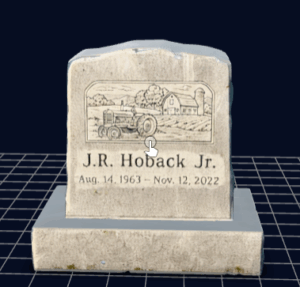 J.R. Hoback Jr. Memorial Headstone V1.1 – FS25.net