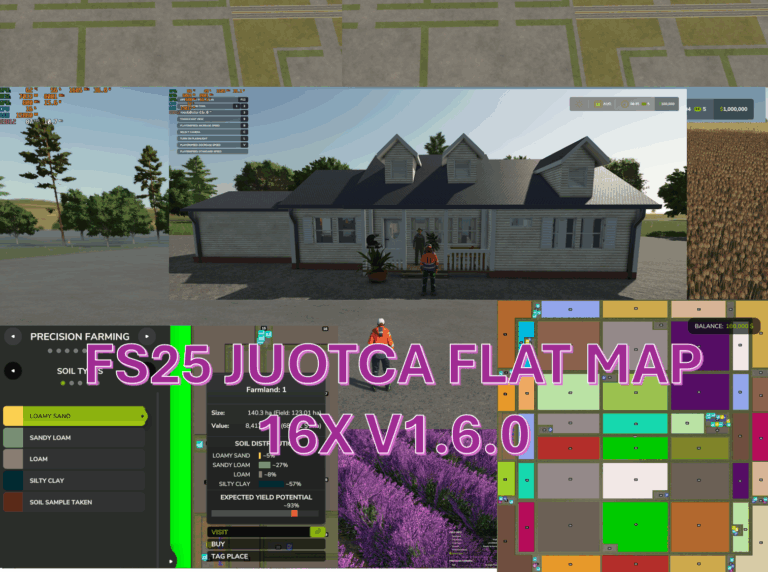 Juotca Flat Map 16X V1.6 – FS25.net