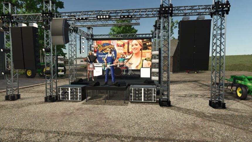 Placeable Octoberfest concert animated V1.0 – FS25.net