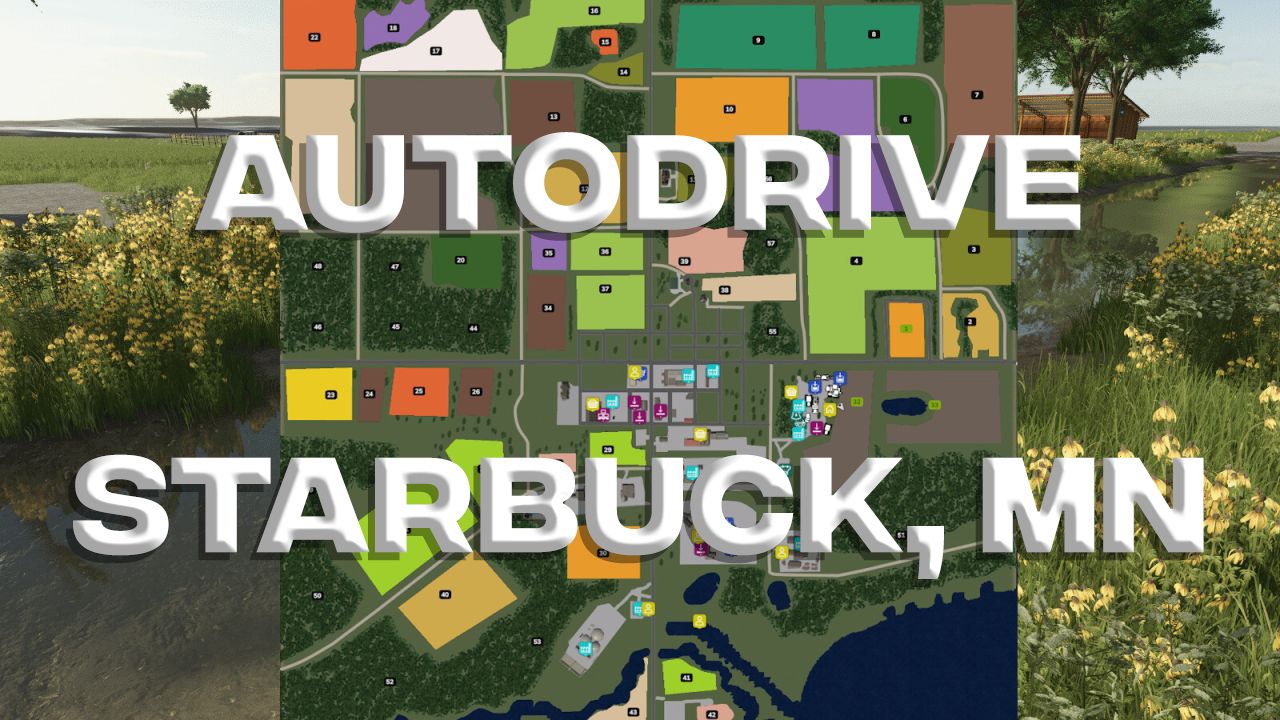 AutoDrive Starbuck MN V2.0.1 – FS25.net