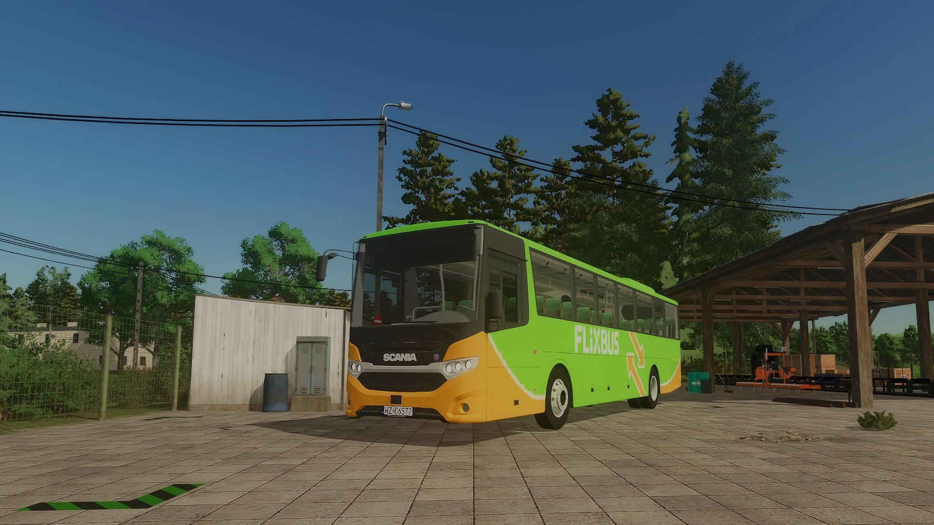 Scania Interlink in FLIXBUS livery V1.0 – FS25.net