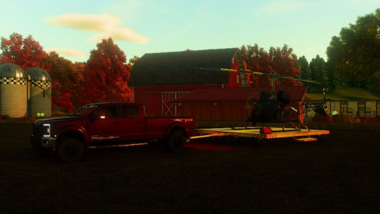 Movable Helipad Trailer V1.0 – FS25.net