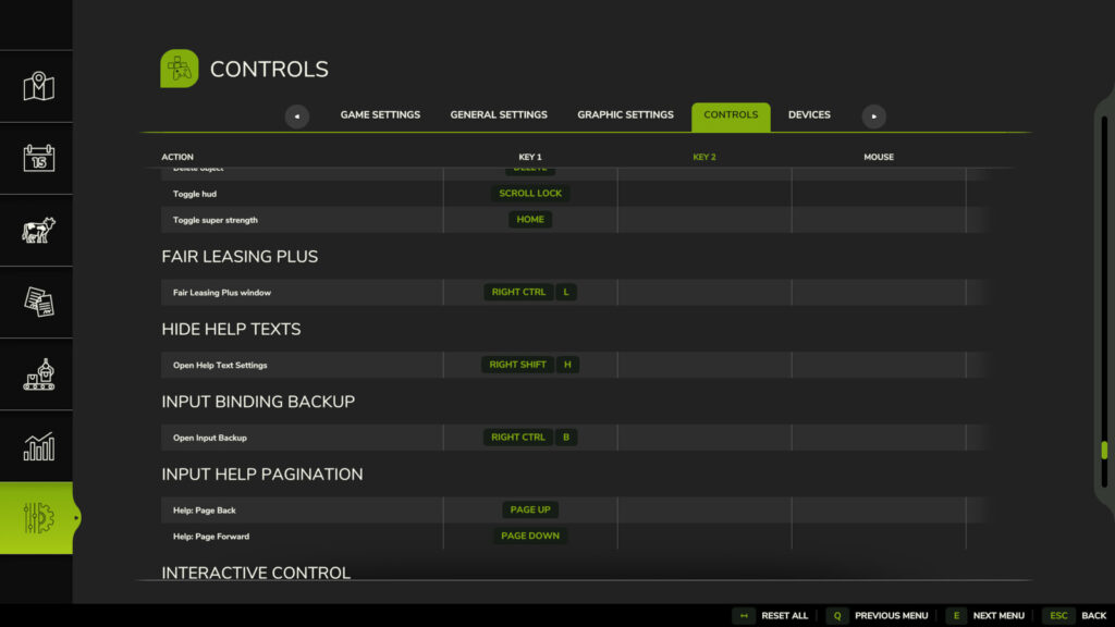Input Binding Backup V1.0 – FS25.net