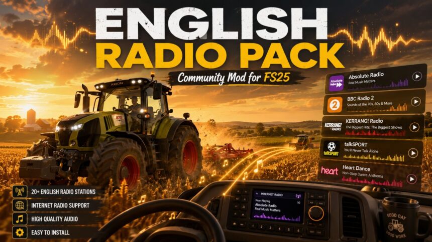 English Radio Stations V1.0.0.1 – FS25.net