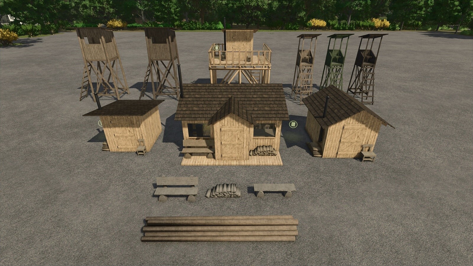 Forest Huts V1.0 – FS25.net