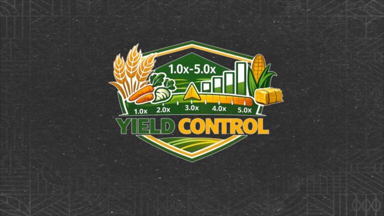 Yield control V2.0.0.1 – FS25.net