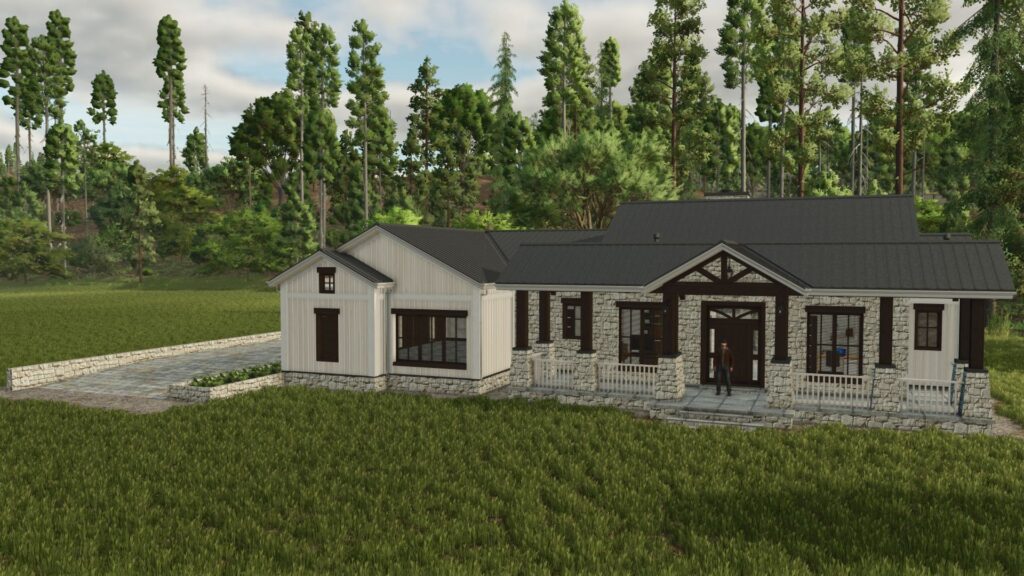 American Stone Farm House V1.0 – FS25.net