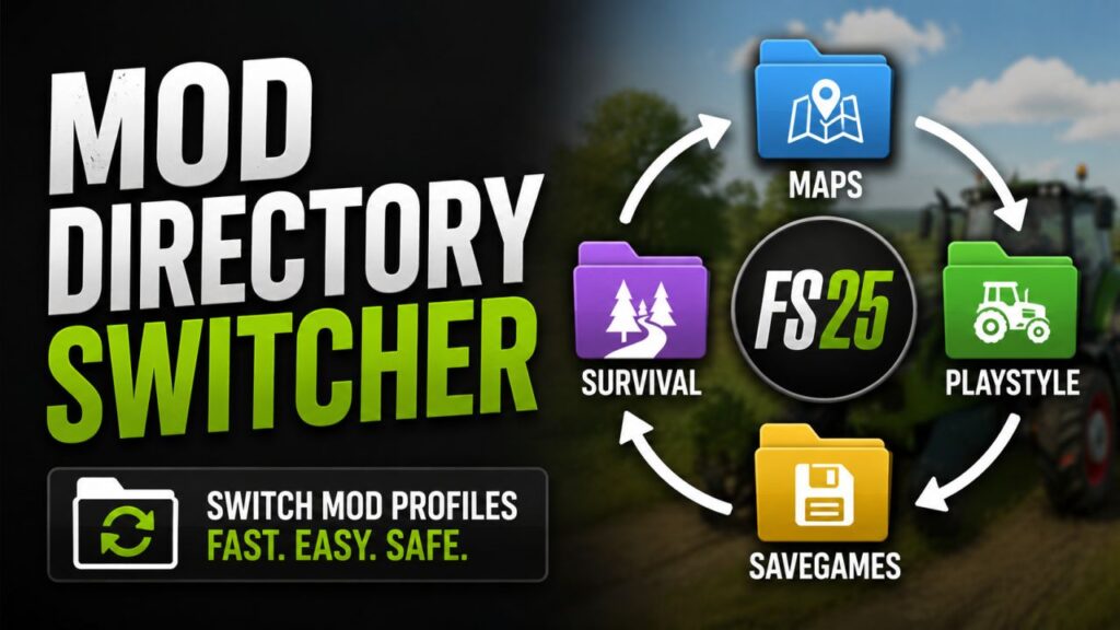 Modification Directory Switcher V1.0 – FS25.net