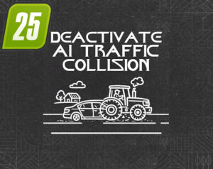 No AI Traffic Collision - Unofficial Fix V1.0 – FS25.net