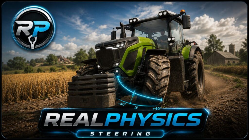 RealPhysics Steering V1.0.0.2 – FS25.net